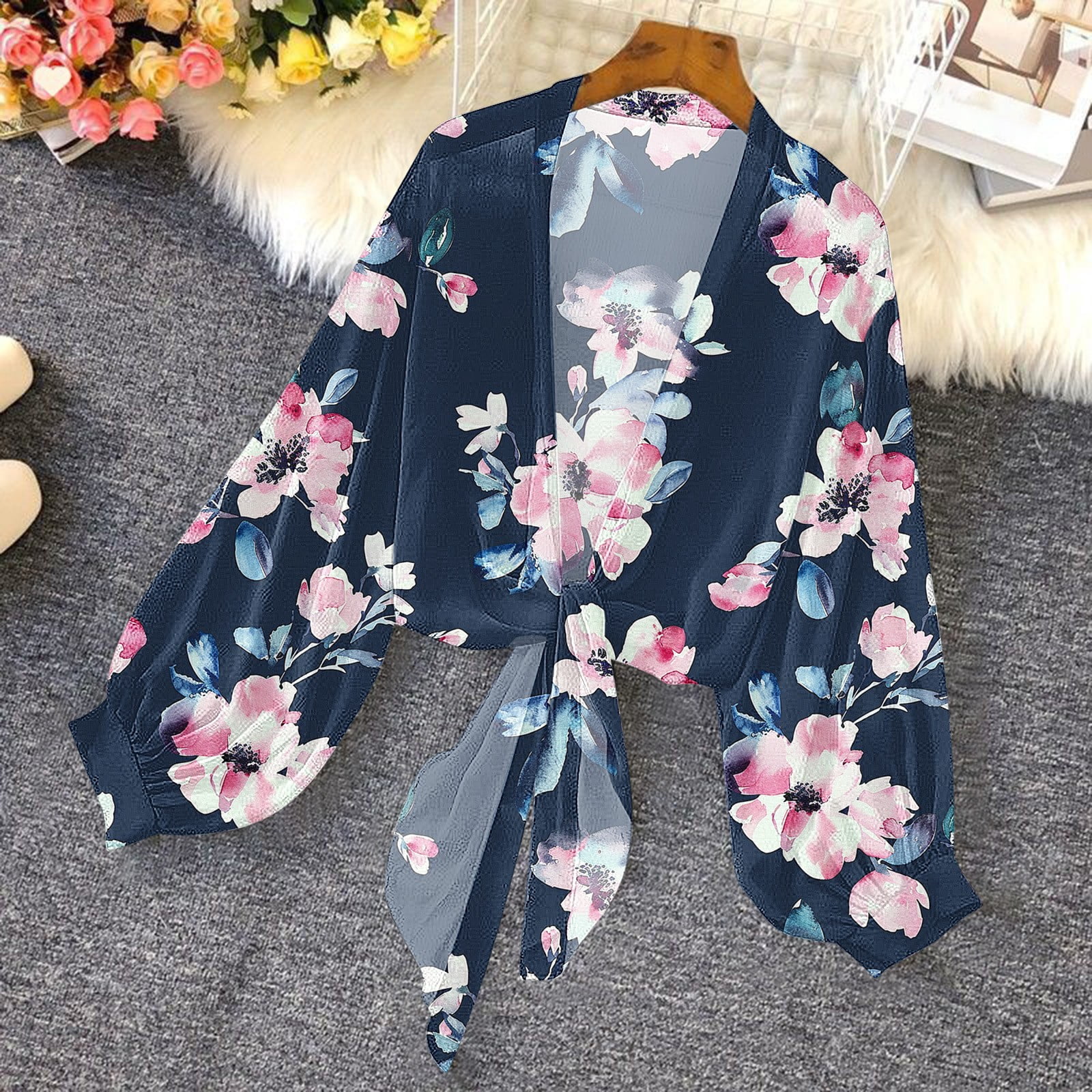 Jjayotai Women's Sheer Shrug, Y2K Long Sleeve Cardigans, 2025 Irregular ...