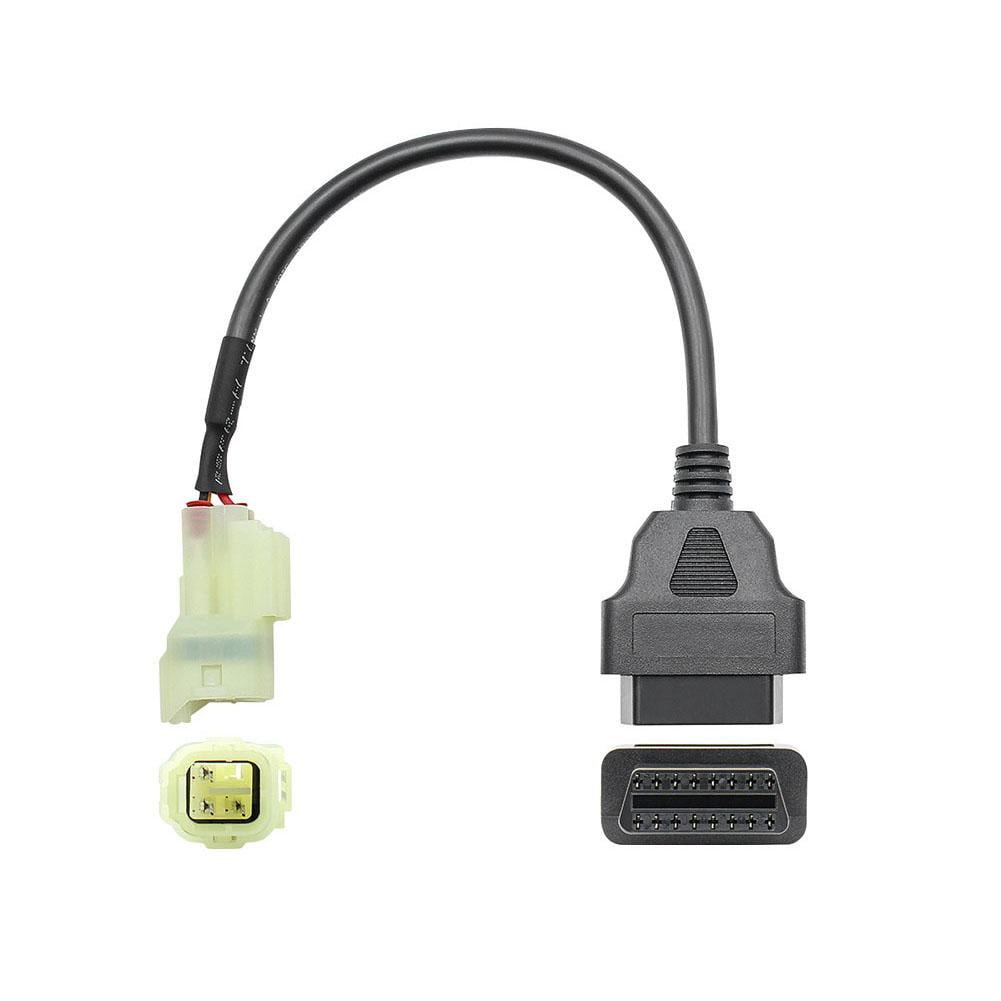 Jkapagzy For Honda Motorcycles with 4-pin, 6-pin to 16 Pin OBD 2 ...