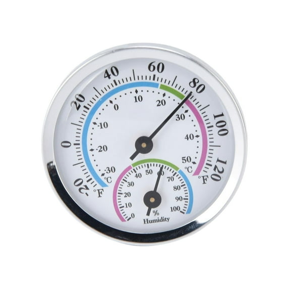 Jkapagzy Mini Analog Thermometer Hygrometer Humidity Meter Room Indoor ...