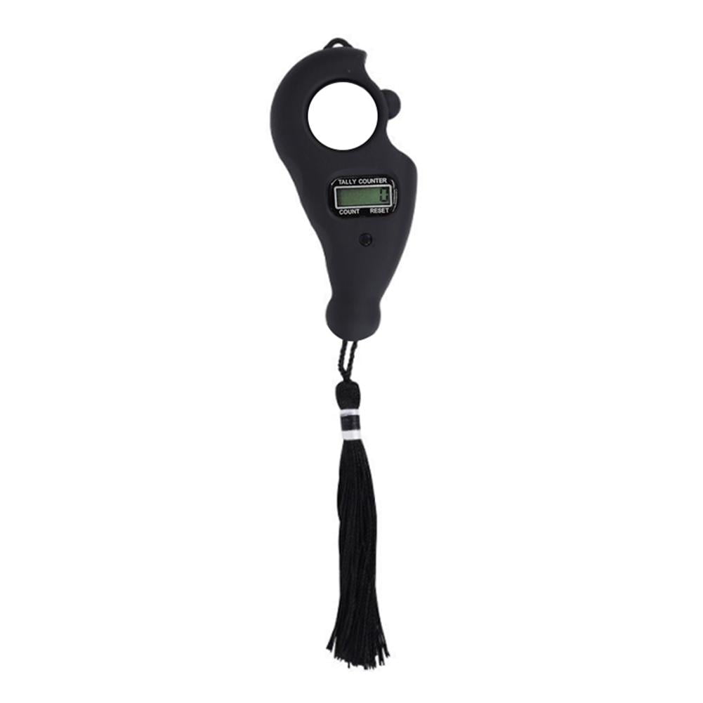 Jkapagzy Rotating Prayer Beads with Led Digital Counter Portable Finger ...