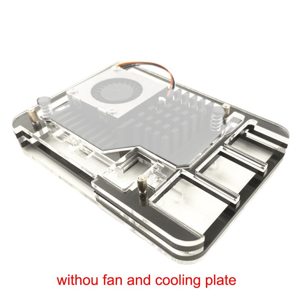 Jkapagzy Transparent Clear Case Enclosure Box for Raspberry pi 5 Case ...