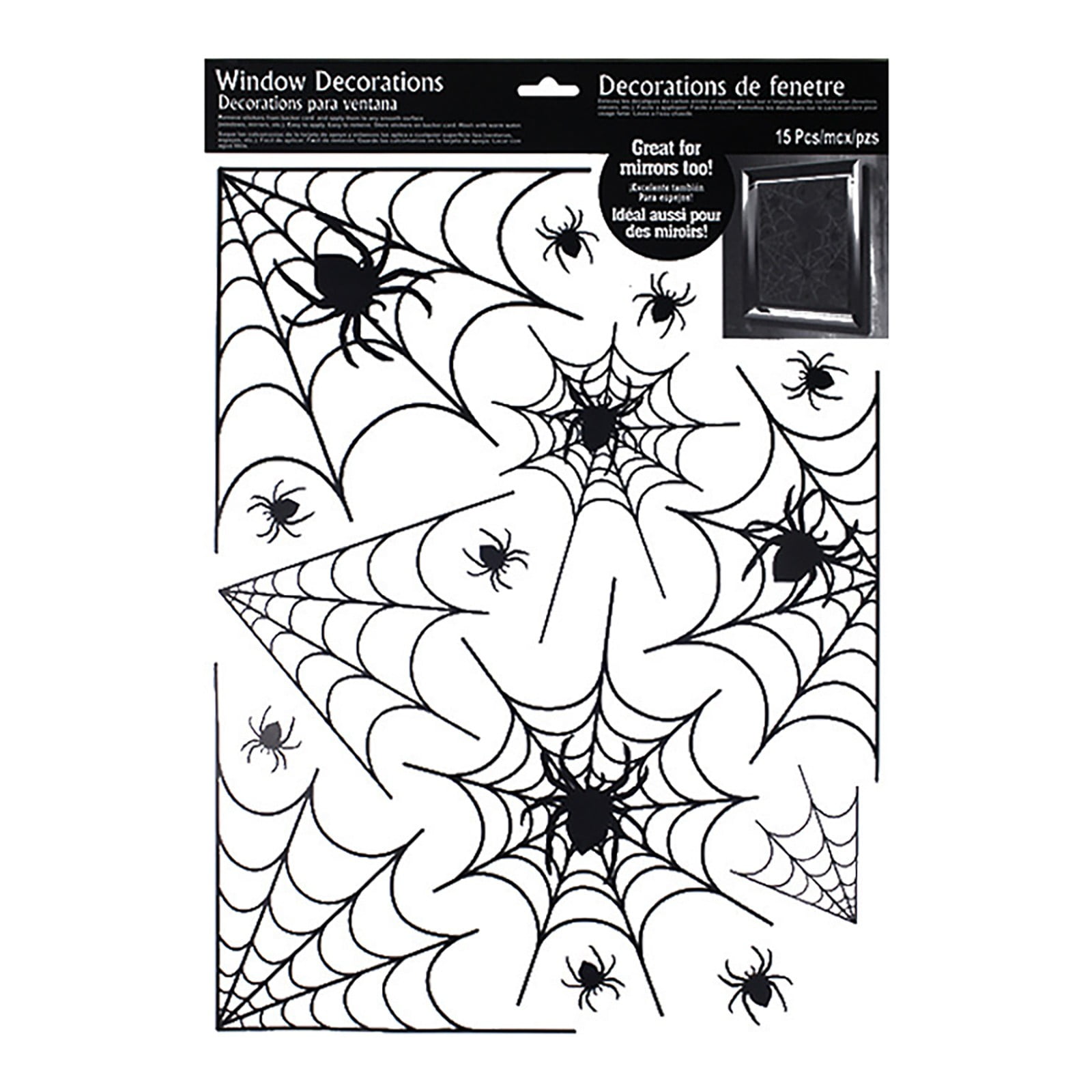 Jkawm Stickers Household Stickers Halloween Window Decoration Glass ...