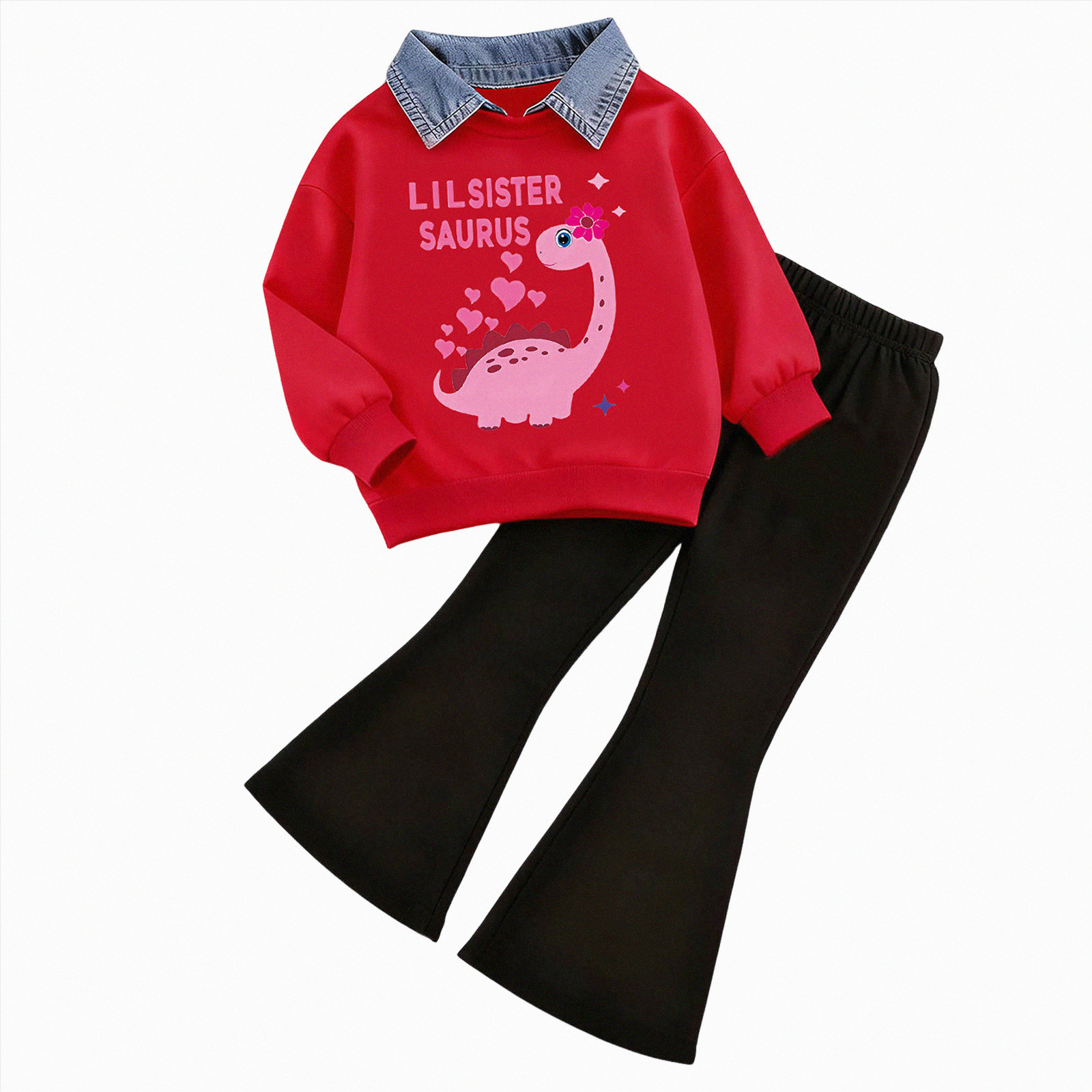 Jkety Baby Fall Clothes Girl Toddler Little Girls Long Flare Sleeve ...