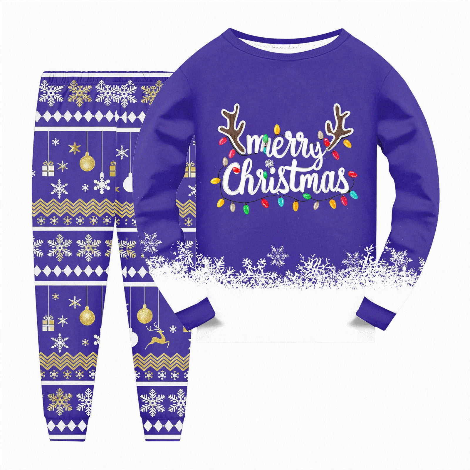 Jkety Christmas Clothes for Ki'ds Christmas Pajamas For Ki'ds Bo'ys Gi ...
