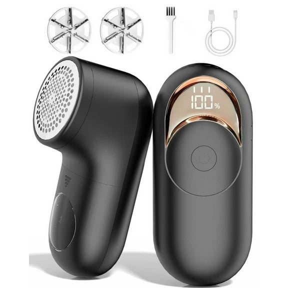 Qonioi Rechargeable Fabric Shaver, 3-Speed Lint Remover with LED ...