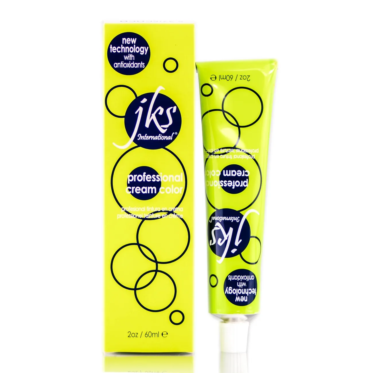 Jks International Professional Permanent Cream Hair Color 6.6/6M Dark ...