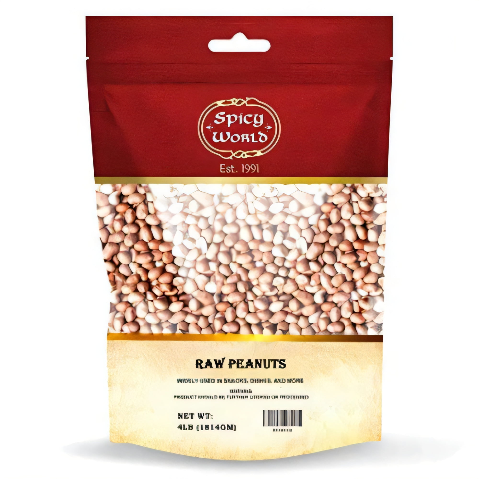 Jkub African Raw Peanuts 2lb | Premium Whole Groundnuts for Snacking ...