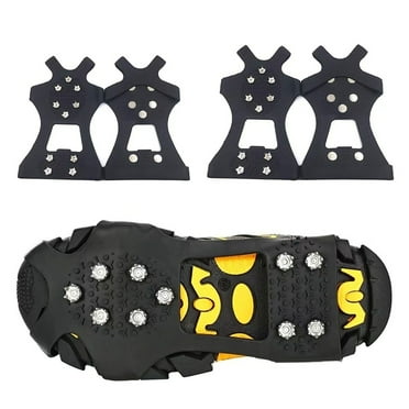 OROOTL Ice Cleats Walk Traction Cleats Crampons for Hiking Boots Snow ...