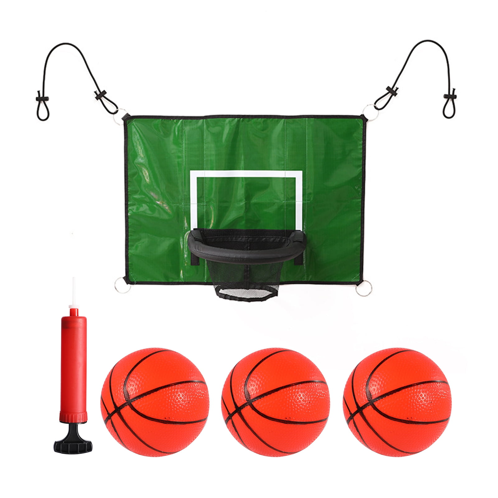 Jkung 1 Set Trampoline Basketball Hoop with 3 Mini Balls And Pump ...