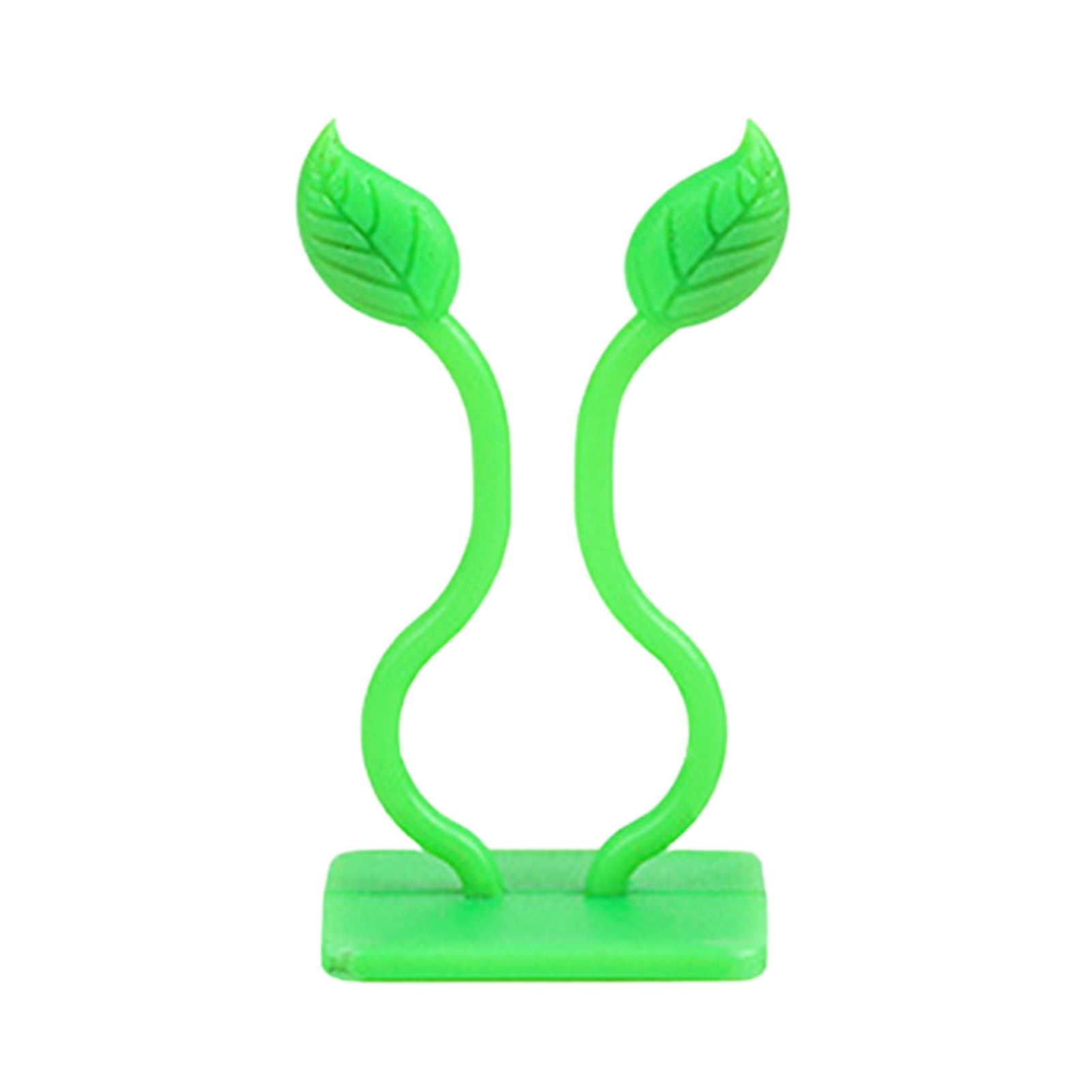 Jkung 100Pcs Green Plant Clips Sturdy Support Self-adhesive Vines Wall ...