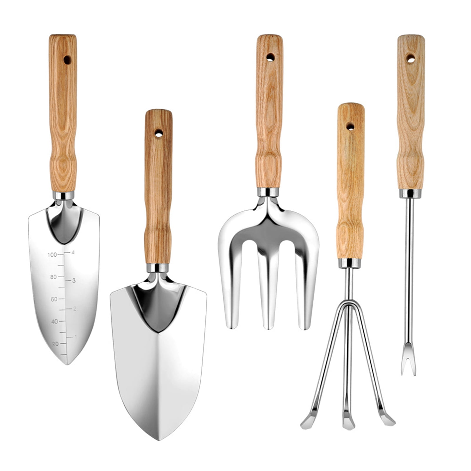 Jkung 1Pc/5Pcs Ergonomic Garden Tool Stainless Steel Hand Trowel Bonsai ...