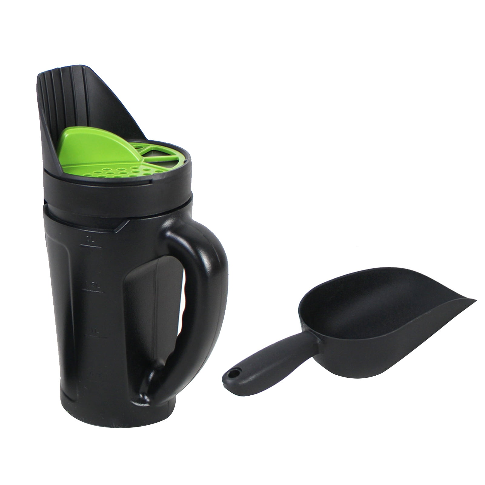 Jkung 2.5L Handheld Spreader Sowing Dispenser with Adjustable Opening Sizes Garden Agricultural ...