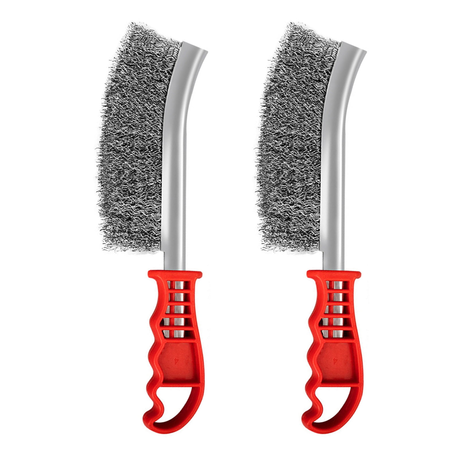 Jkung 2-Pack Steel Wire Brushes, Cutter Design for BBQ Rust Removal ...