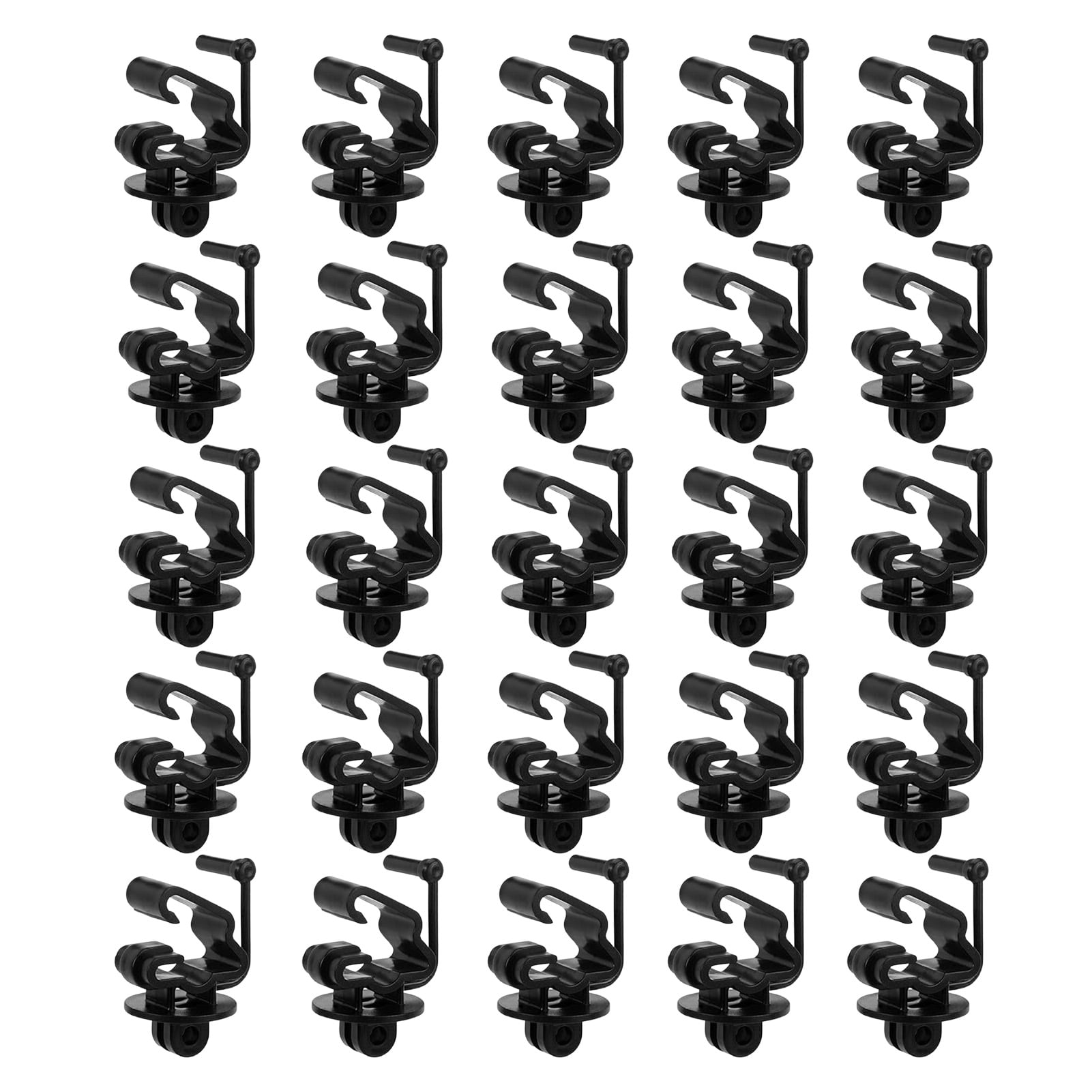 Jkung 25 Pcs Z Pin-Lock T-Post Insulator Black Electric Fence ...