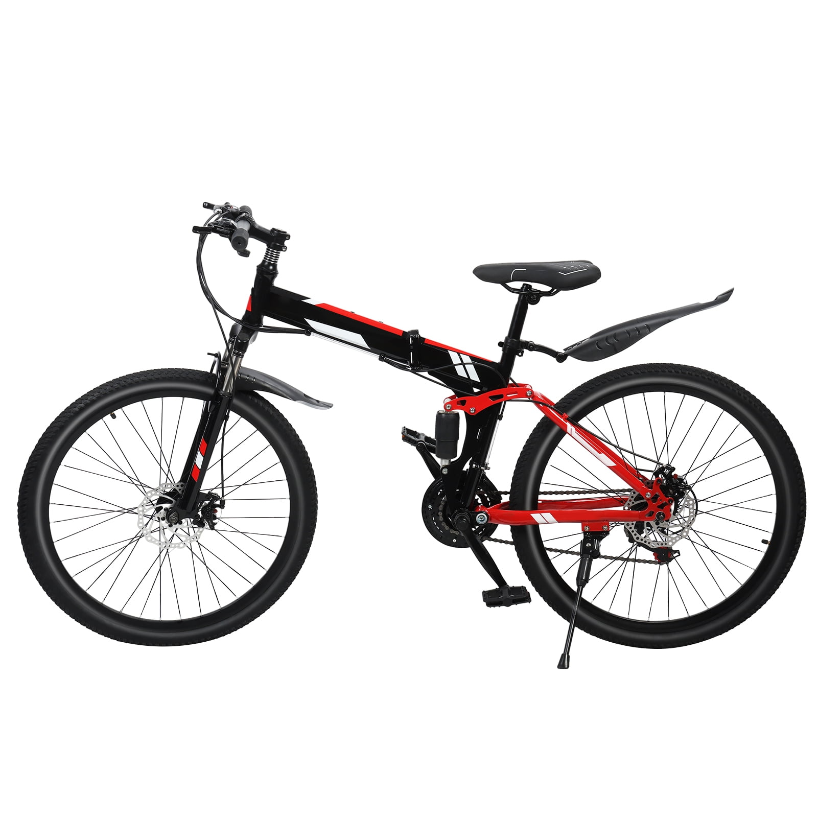 Jkung 26 Inch Mountain Bike, Men Women MTB with 21 Speeds, High-Carbon ...
