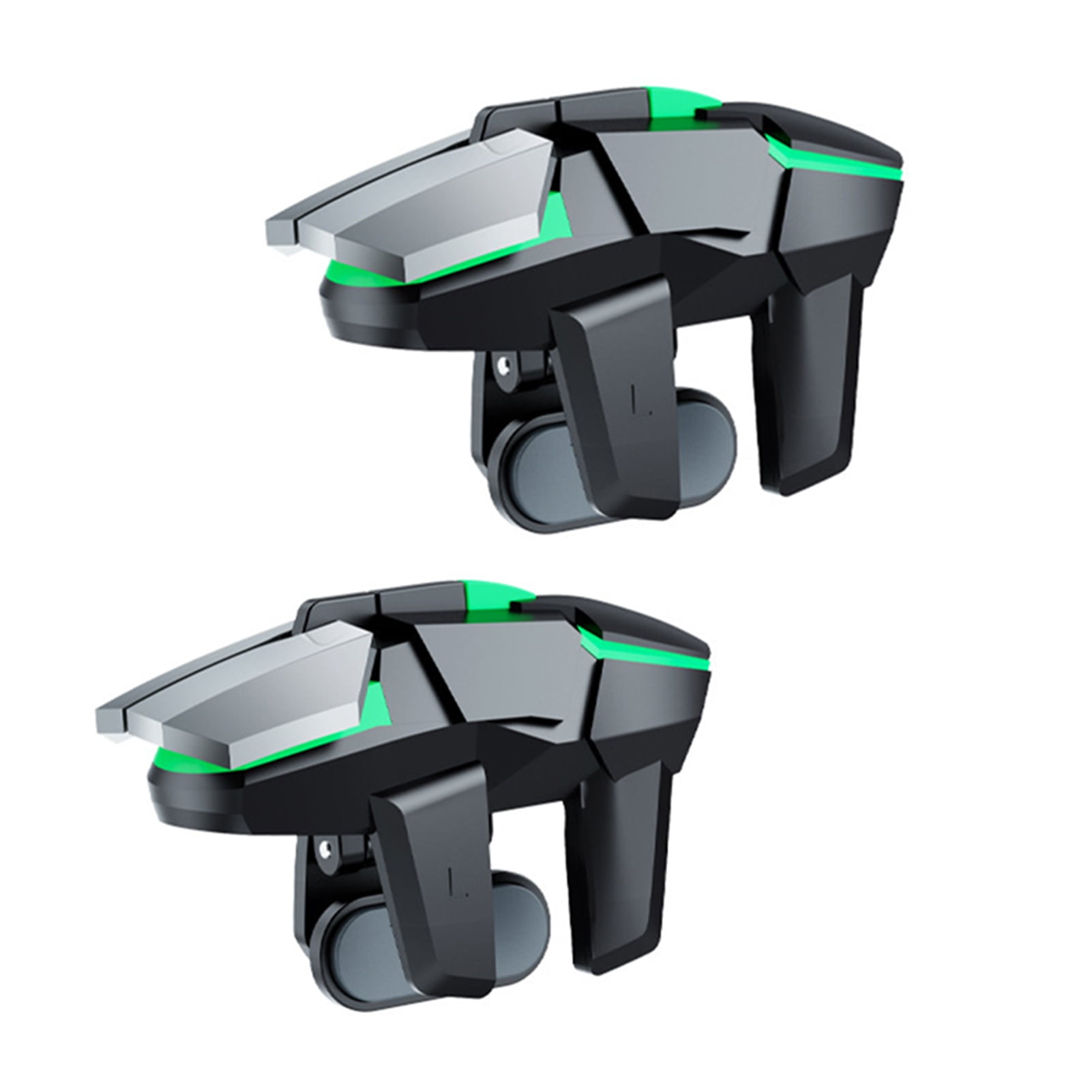 Jkung 2Pcs Mobile Game Controller Trigger Universal Easy to Install High Sensitive Shoot Aim ...