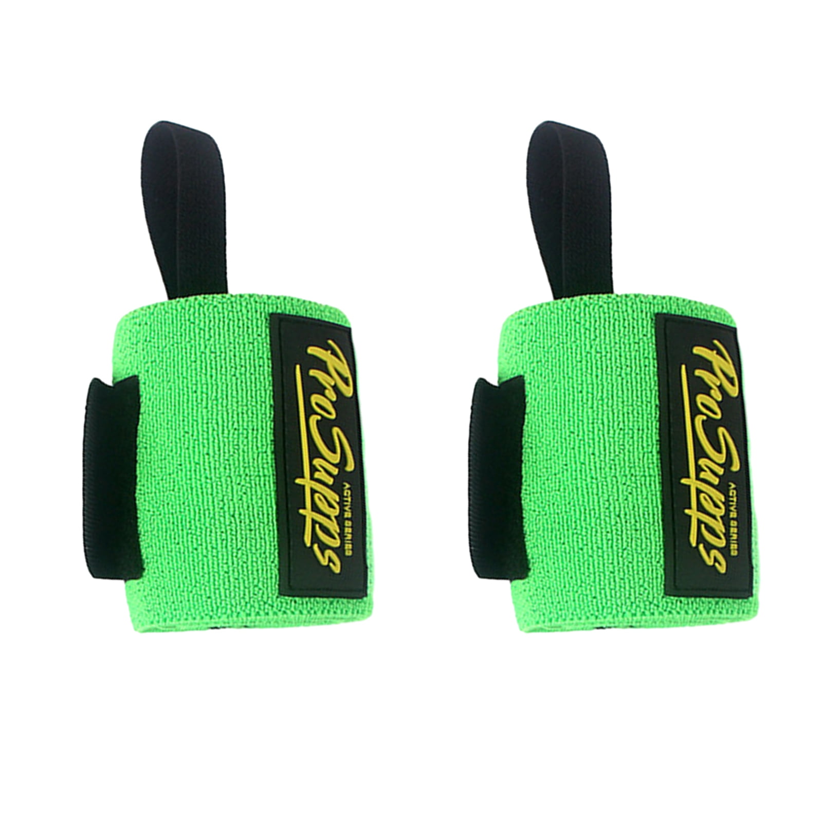 Jkung 2Pcs Weightlifting Wrist Straps with Thumb Loop Fastener Tape ...