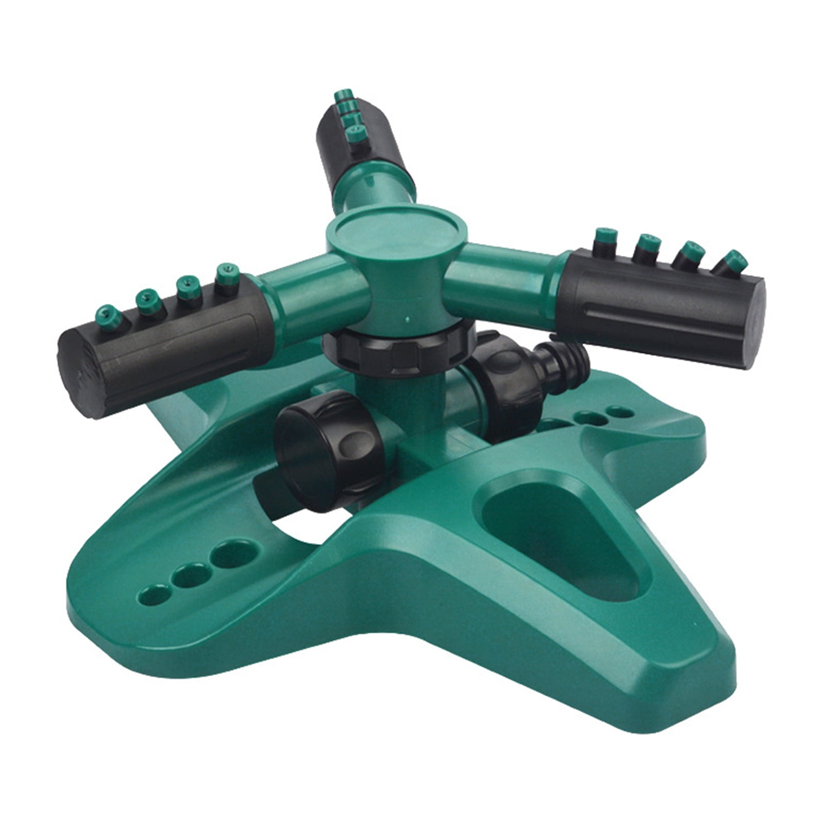 Jkung 360-Degree Rotating Lawn Sprinkler with 3 Arm 2 Modes Adjustable ...