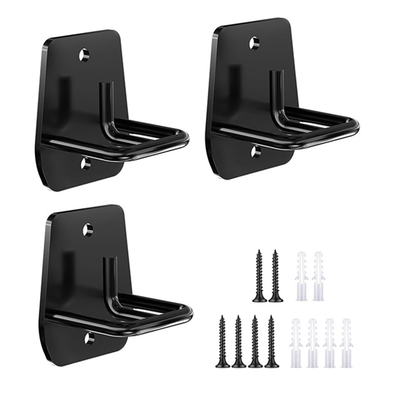 Jkung 3Pcs Resistance Band Wall Hook with Screw Heavy Duty Metal Home ...