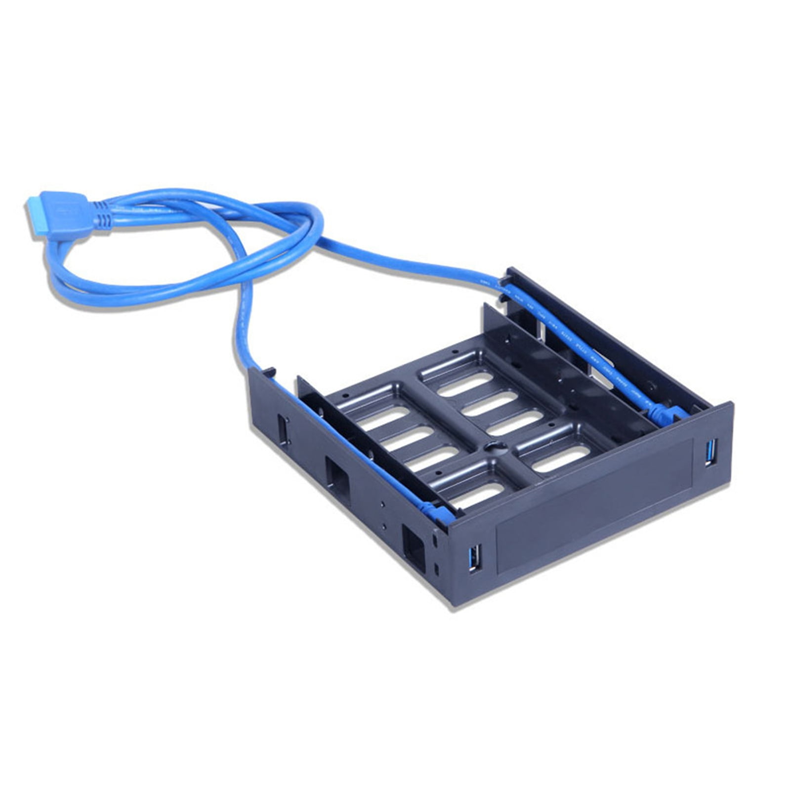 Jkung 5.25-inch Drive Bay Adapter with USB 3.0 Ports High-Speed Data ...