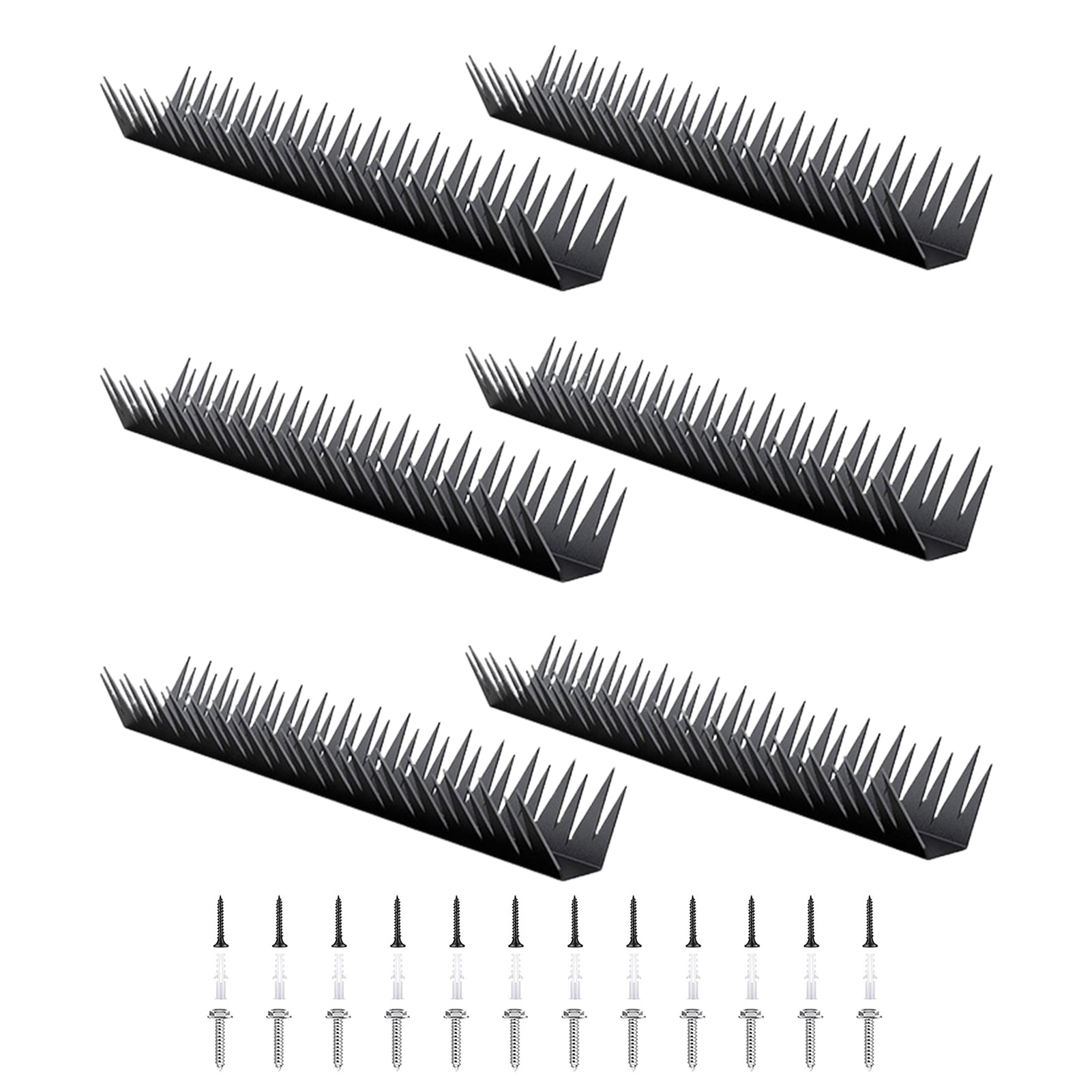 Jkung 6 Pcs Anti-Climb Fence Spikes Heavy Duty Metal Security Spikes ...