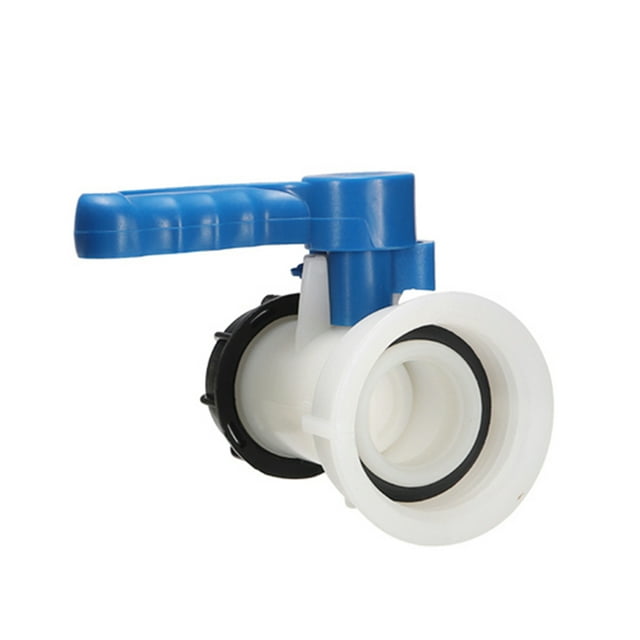 Jkung 62/75mm Plastic IBC Tote Tank Butterfly Connection Valve Tap ...