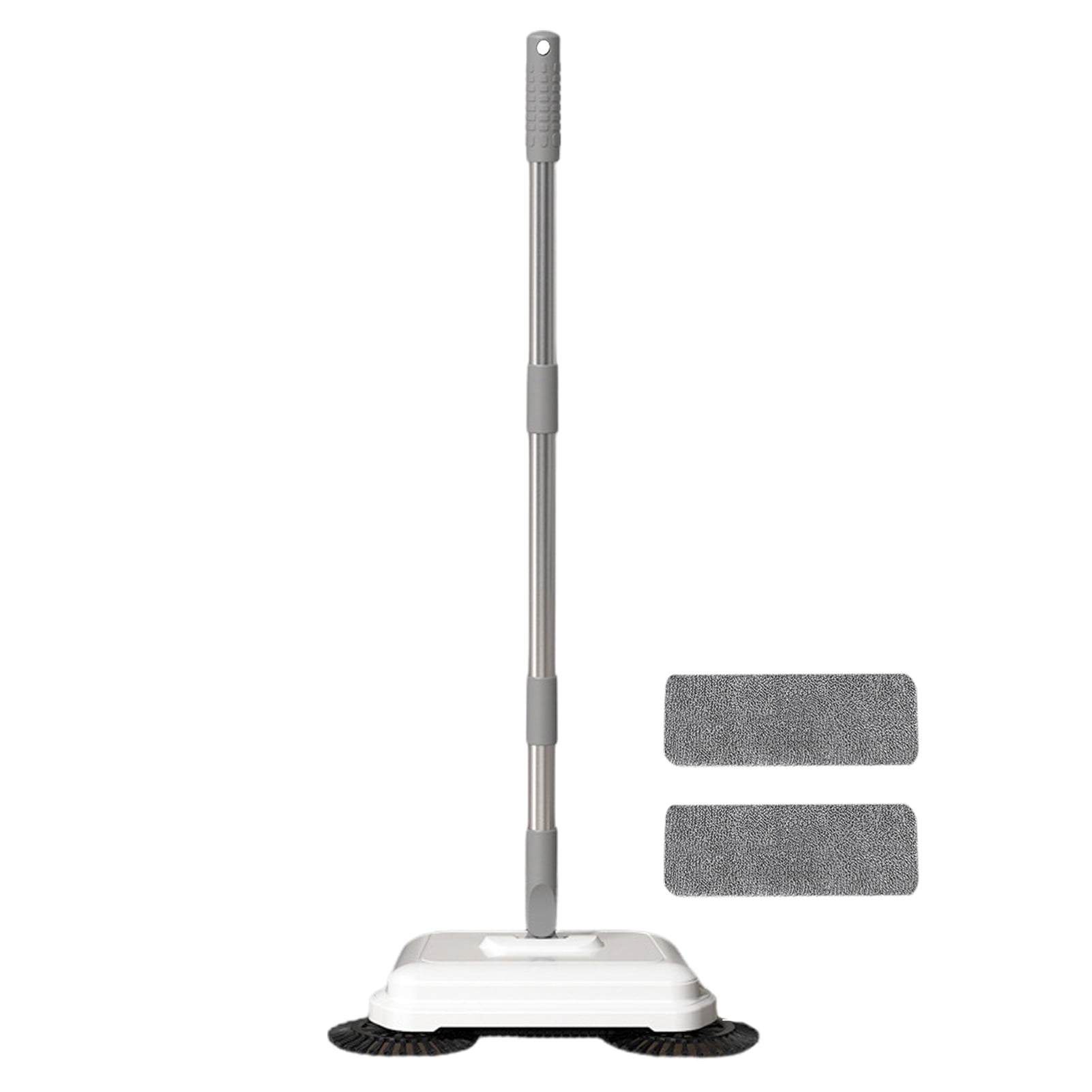 Jkung Adjustable Hand-Push Sweeper, 40in Pole for Wood/Tile/Vinyl Floor ...