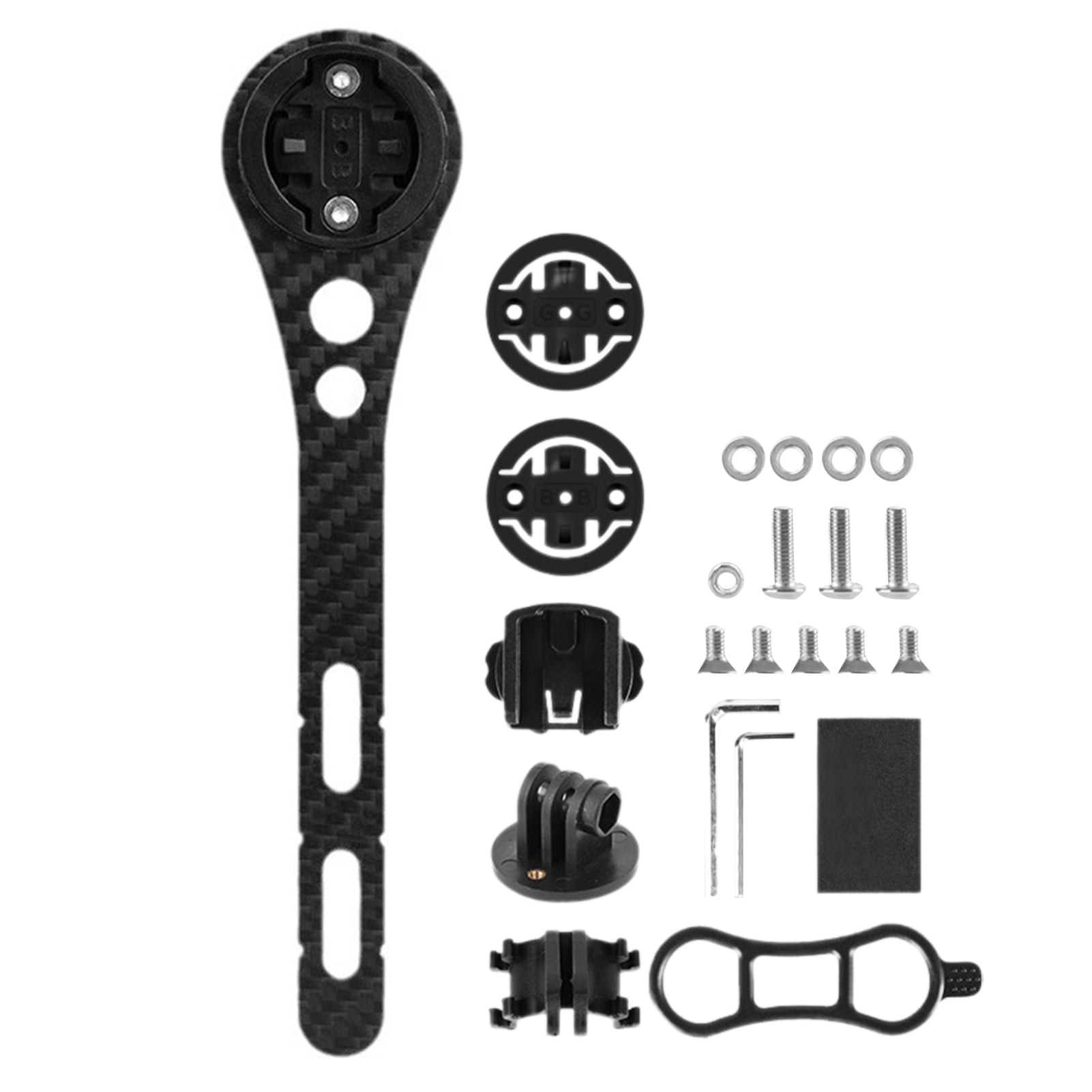 Jkung Bike Computer Mount Carbon Fiber Adjustable Lightweight Heavy ...