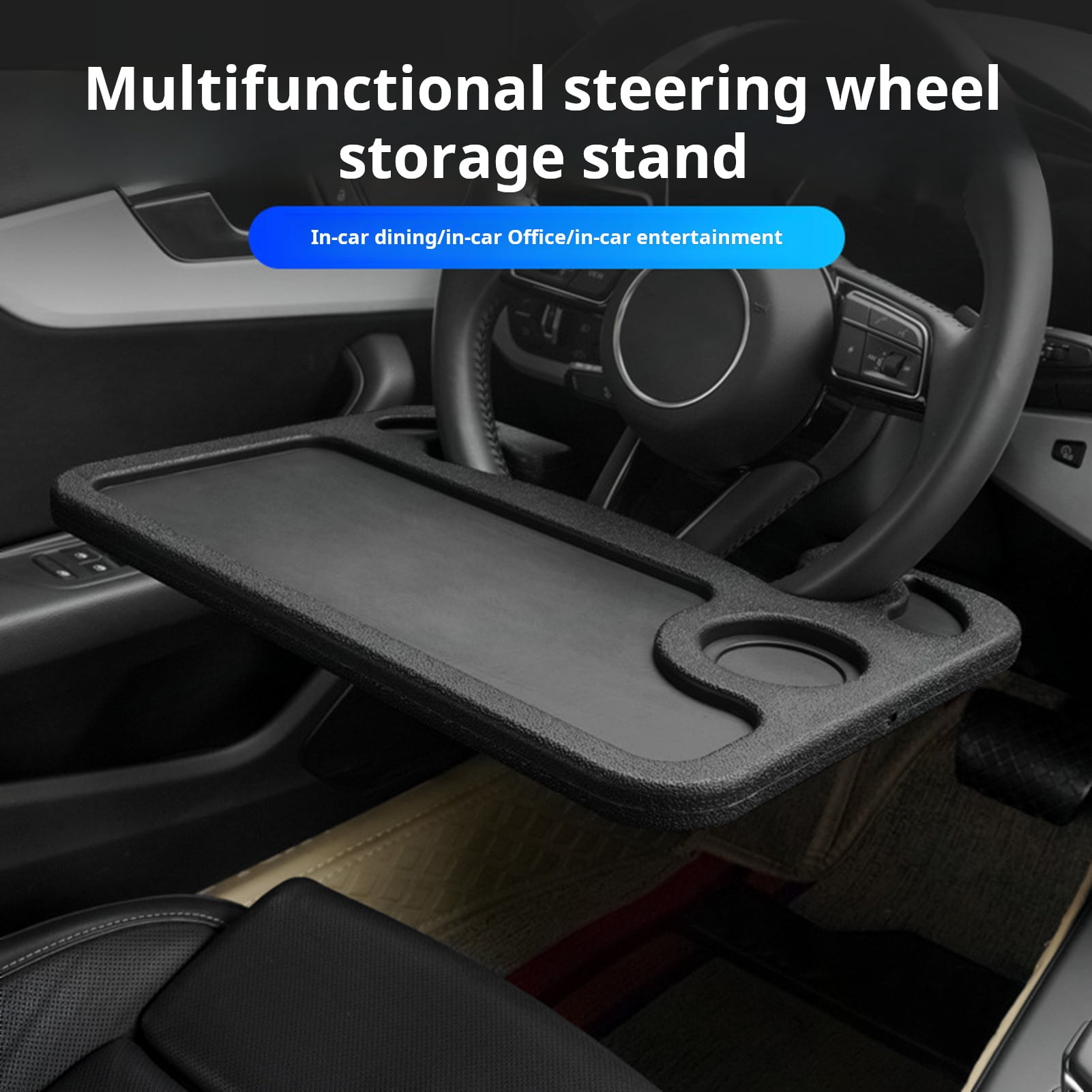 Jkung Car Dining Table Steering Wheel Passenger Rear Seat Drive-in ...