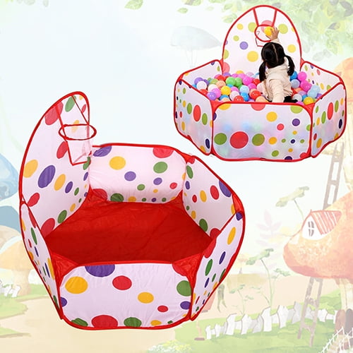 Jkung Children Kids Ocean Ball Pit Pool Game Play Hoop Indoor Outdoor ...