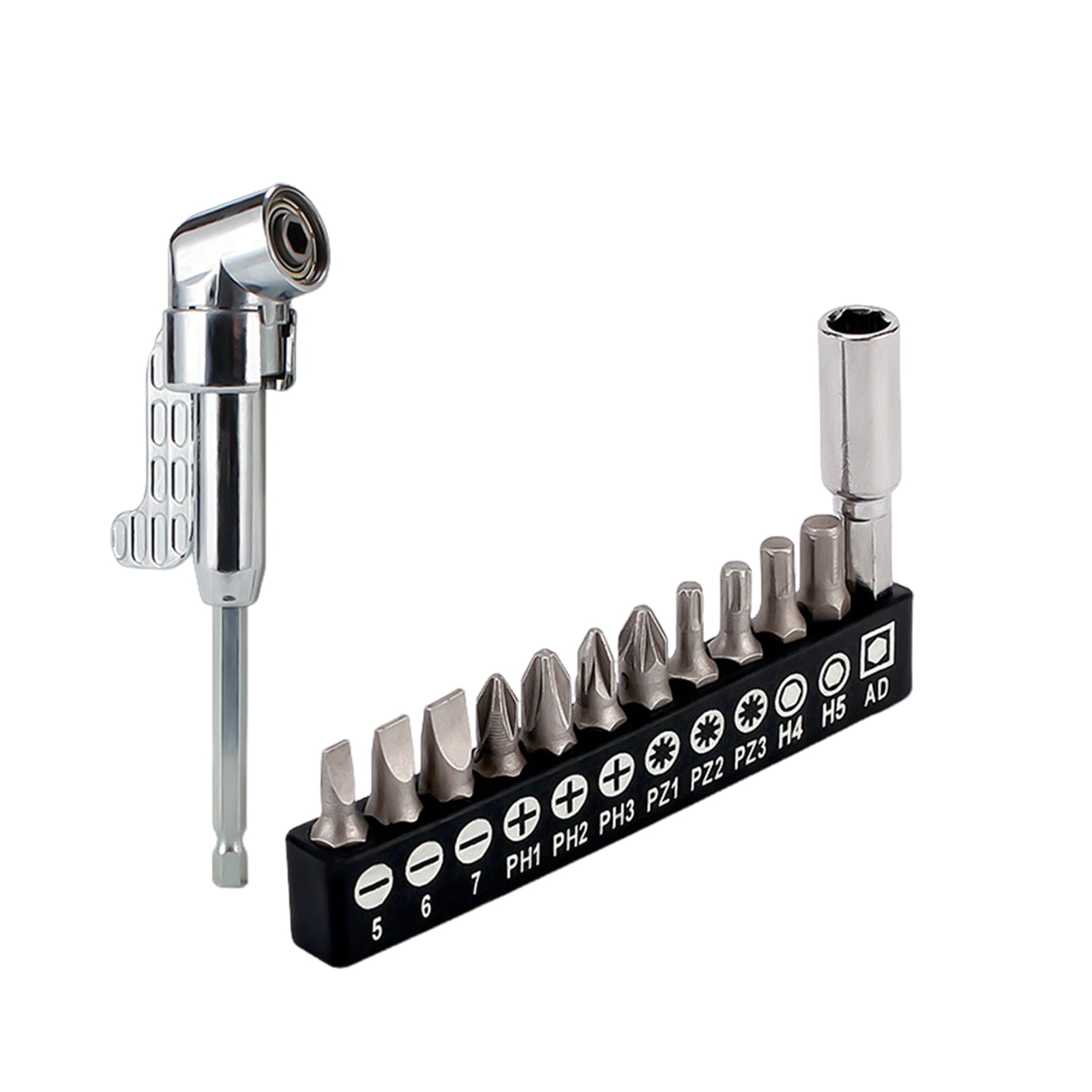 Jkung Corner Tool Screw Hub with Multi-function Bend Screwdriver Bits ...