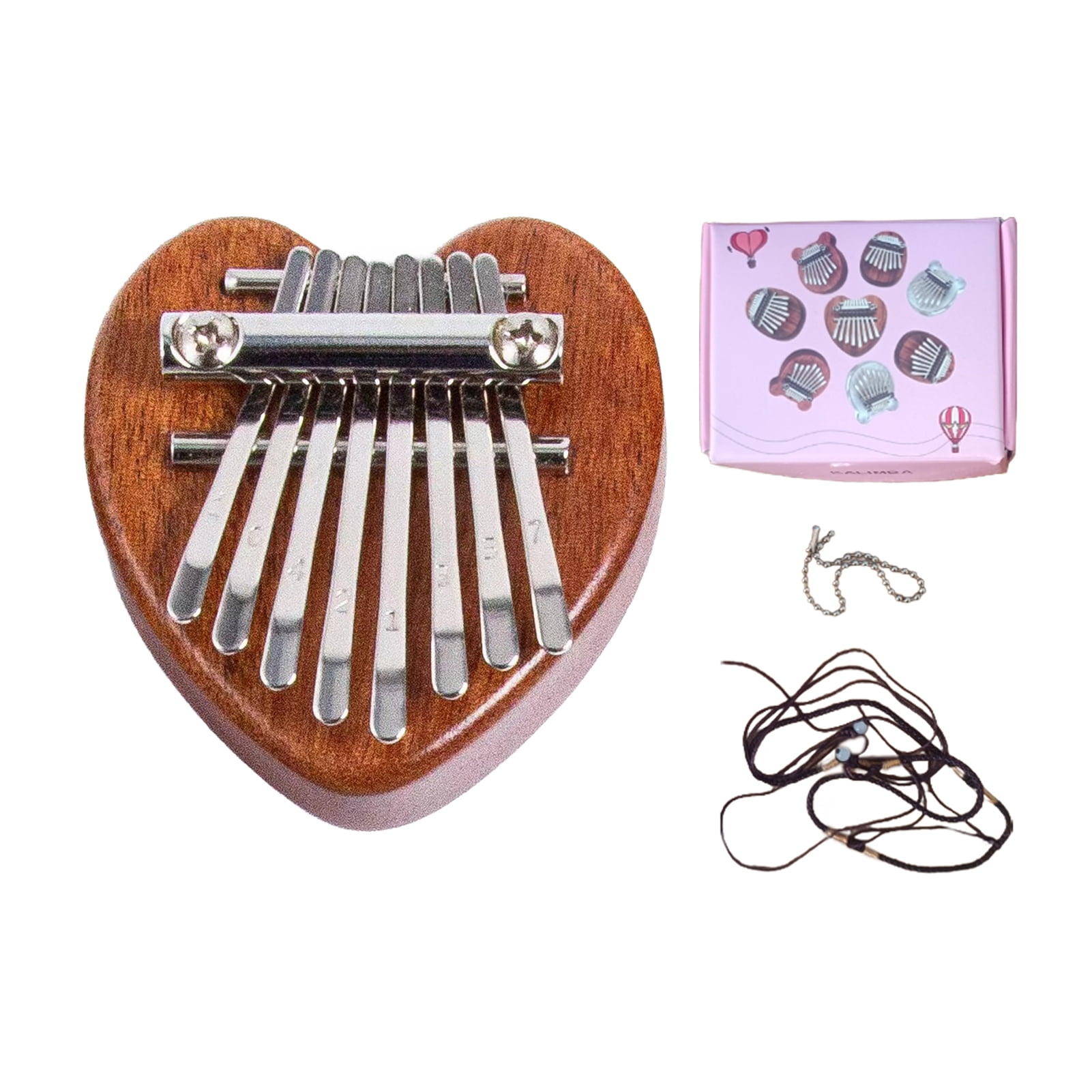 Jkung Finger Thumb Piano 8 Key Mini Thumb Piano Musical Instrument ...