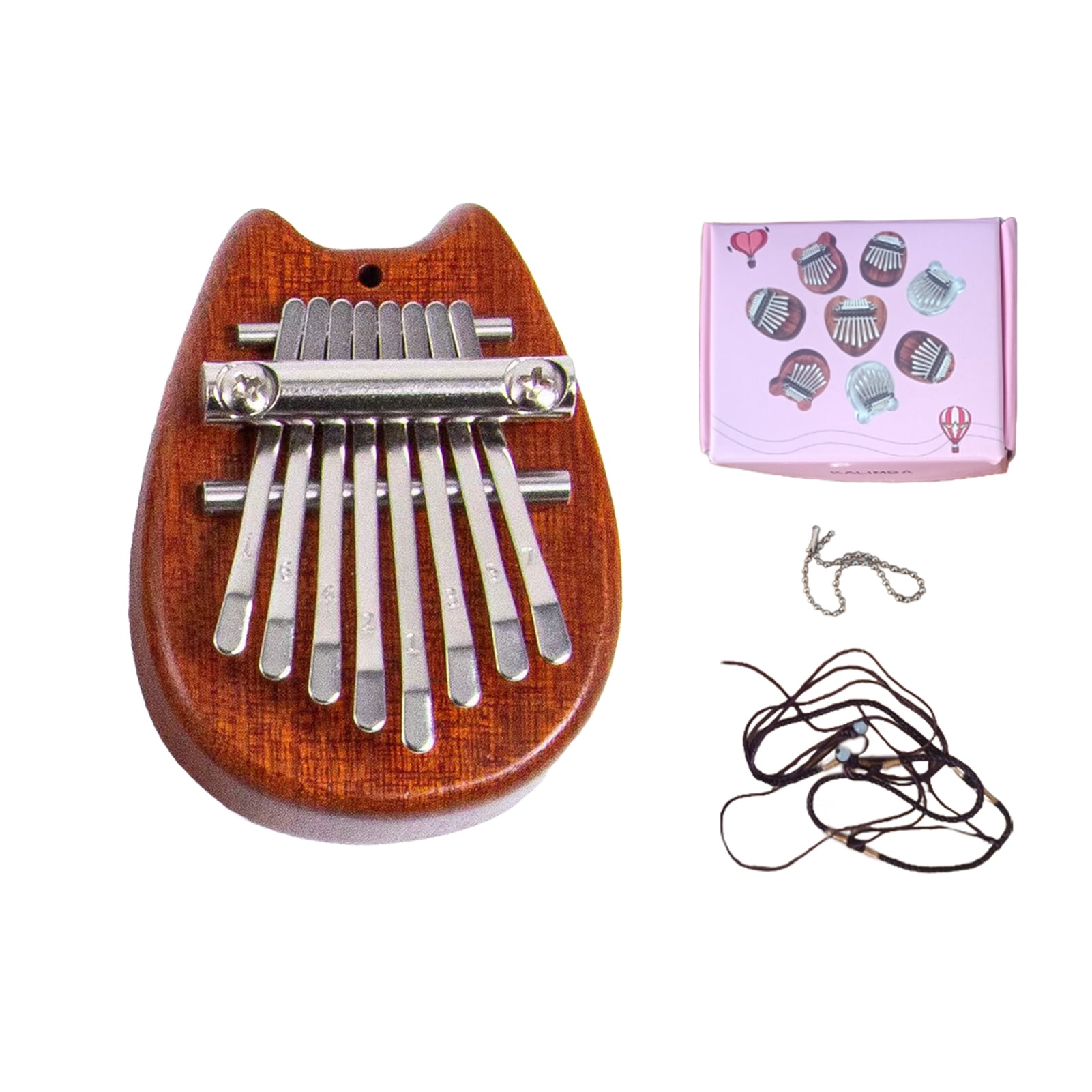 Jkung Finger Thumb Piano 8 Key Mini Thumb Piano Musical Instrument ...