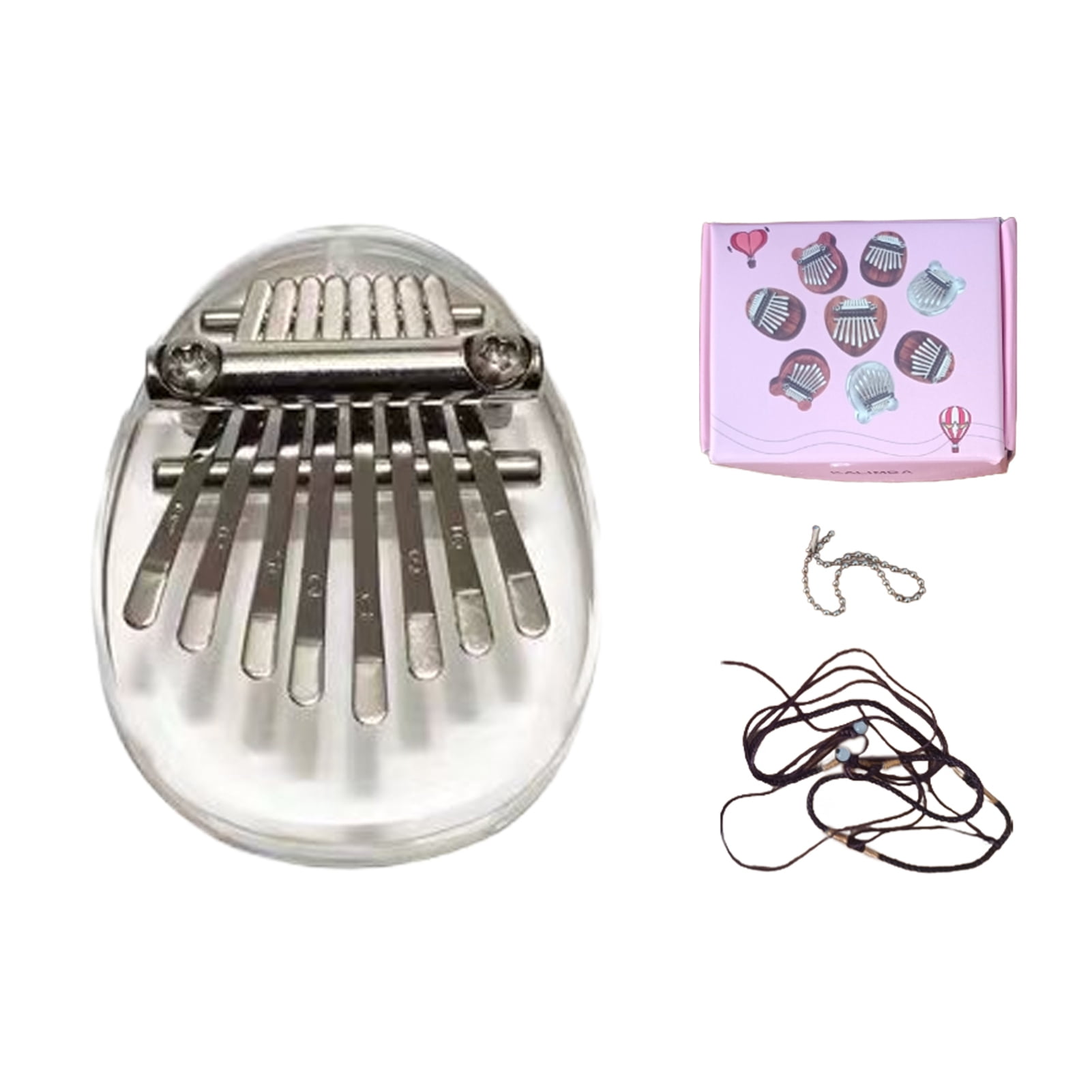 Jkung Finger Thumb Piano 8 Key Mini Thumb Piano Musical Instrument ...