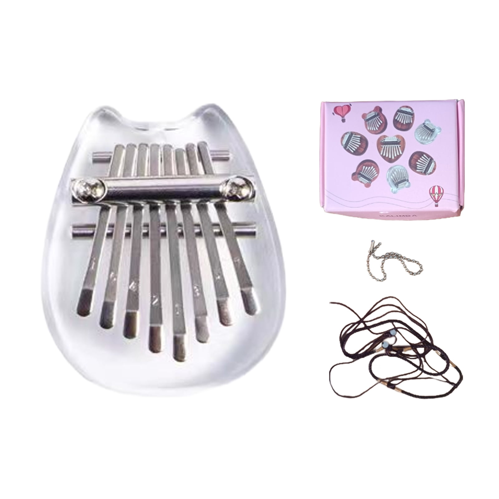 Jkung Finger Thumb Piano 8 Key Mini Thumb Piano Musical Instrument ...