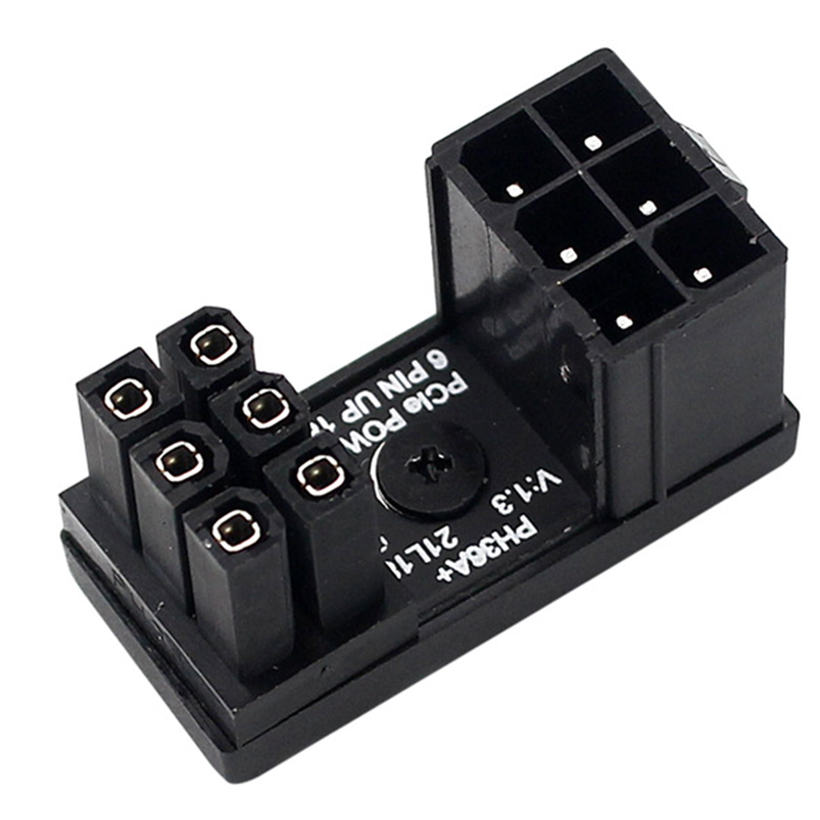 Jkung GPU VGA 8-Pin 6-Pin Male to 8-Pin 6-Pin Female U Turn 180-Degree ...