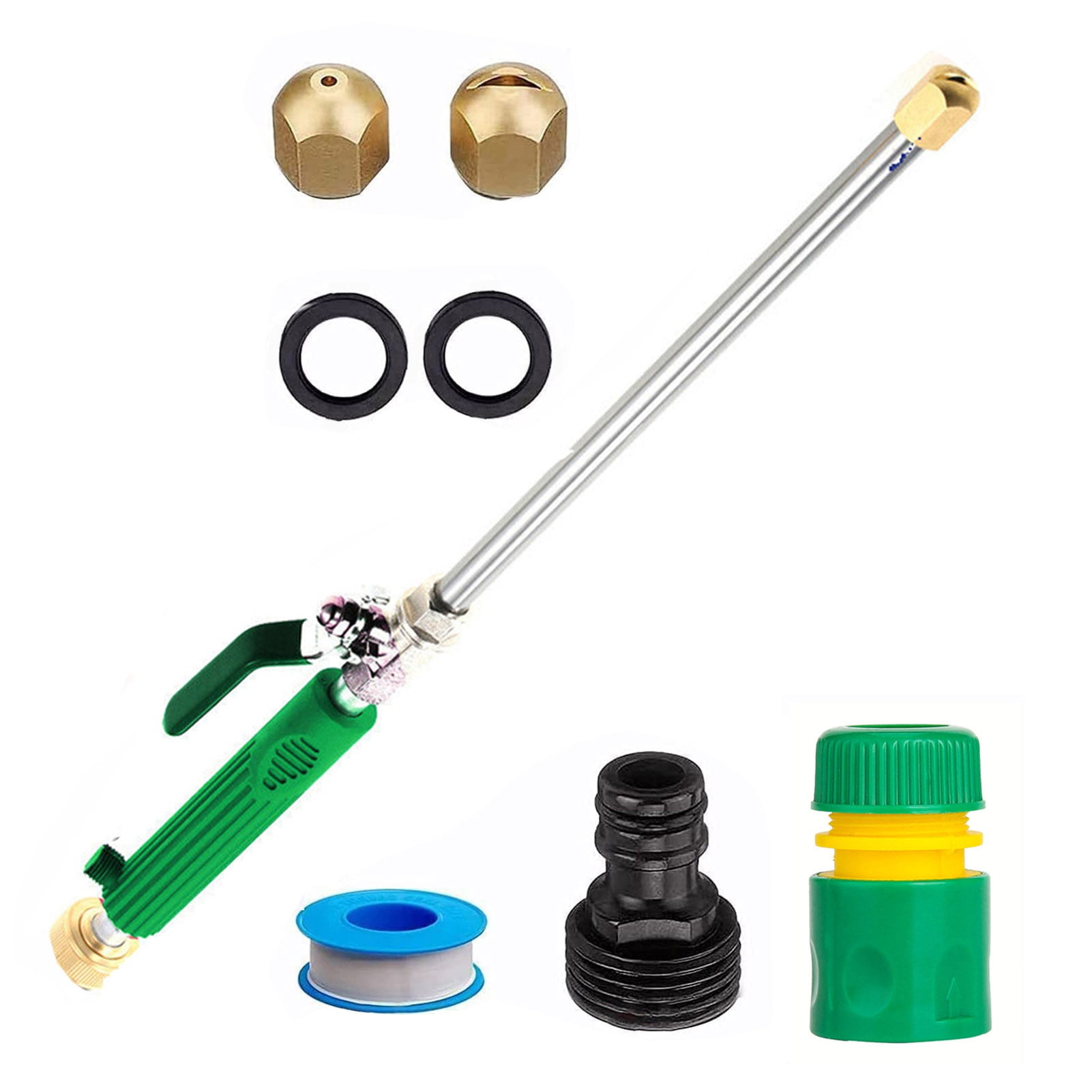 Jkung Garden Water Jet High Pressure Power Washer Wand with 2 Nozzles ...
