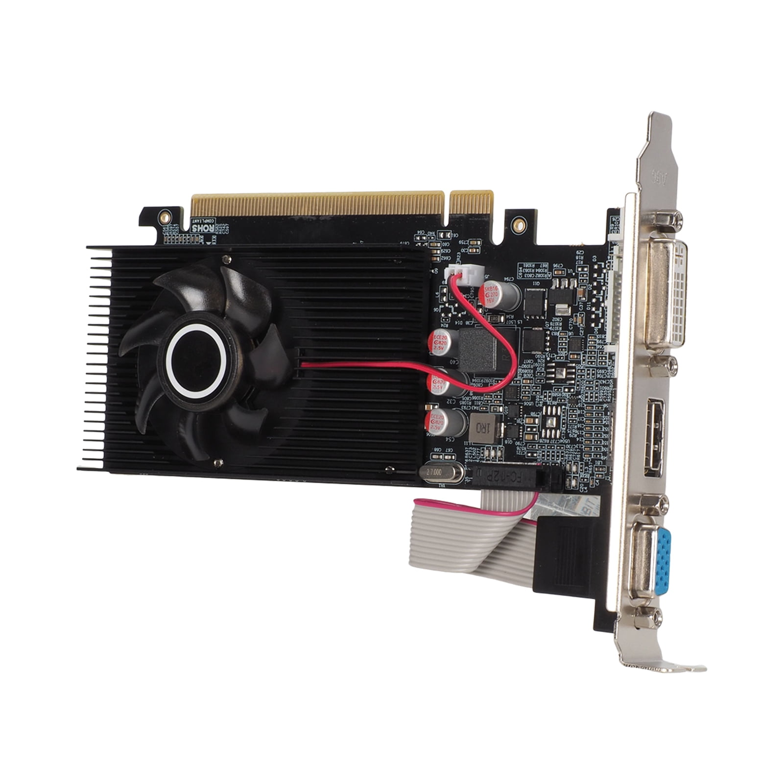 Jkung Graphics Card 2GB DDR3 Video Memory Single Fan Cooling System 64 ...