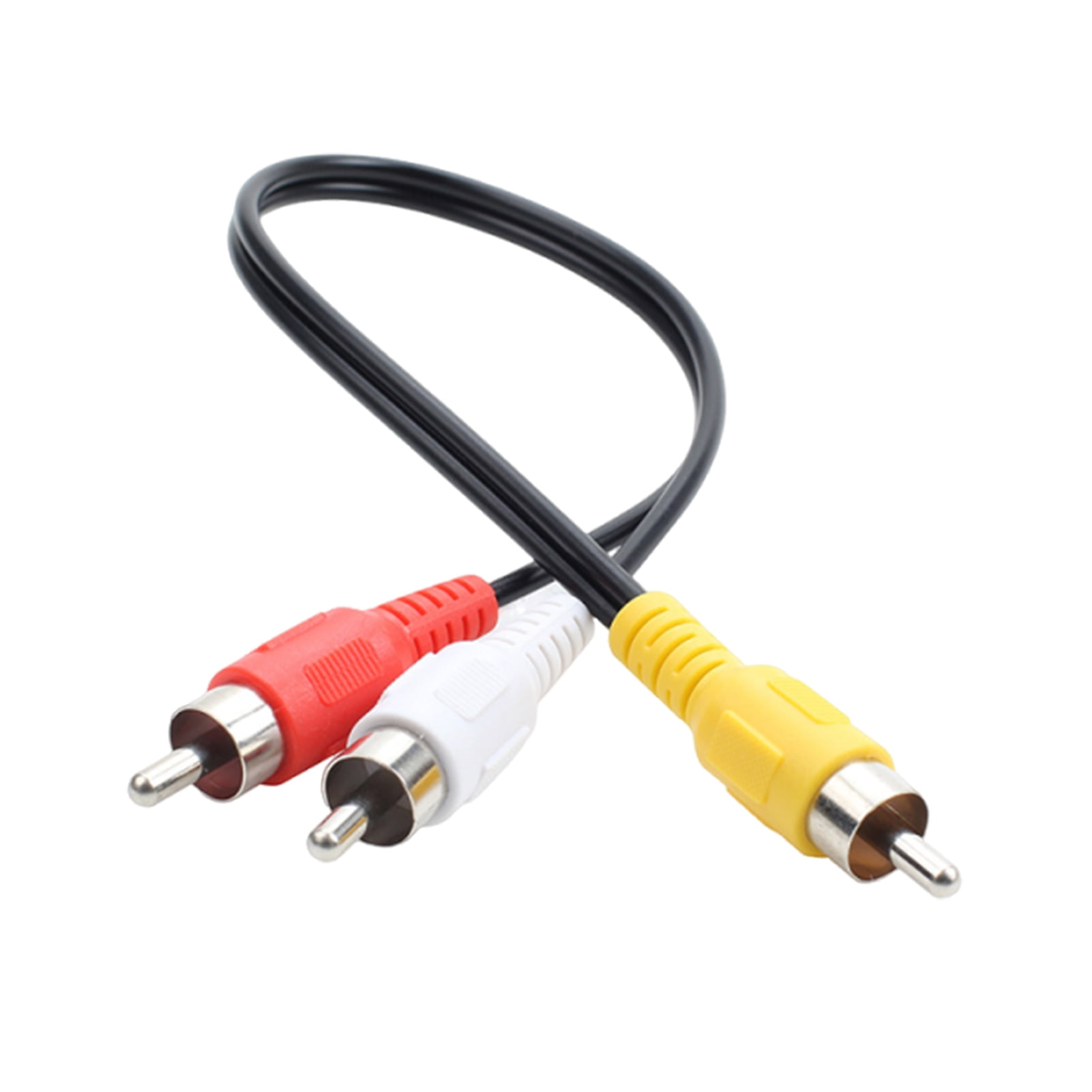 Jkung High-Fidelity Audio Cable Stable Universal 2 RCA Male to 1 RCA ...