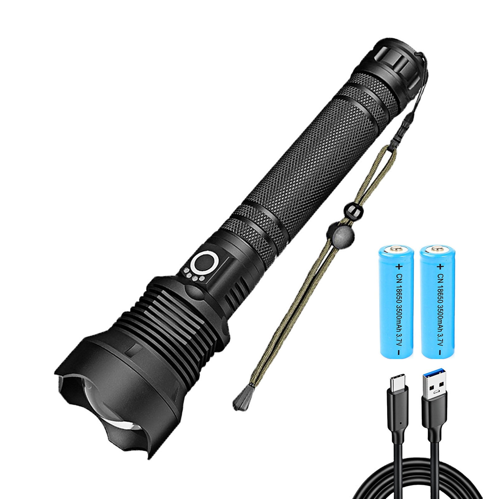 Jkung LED Flashlight with Multiple Modes Super Bright High Lumens ...