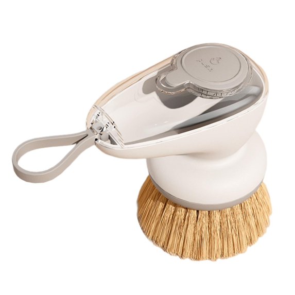 Jkung Large Soap Dispensing Dish Brush Ergonomic Handle Soap Dispensing ...