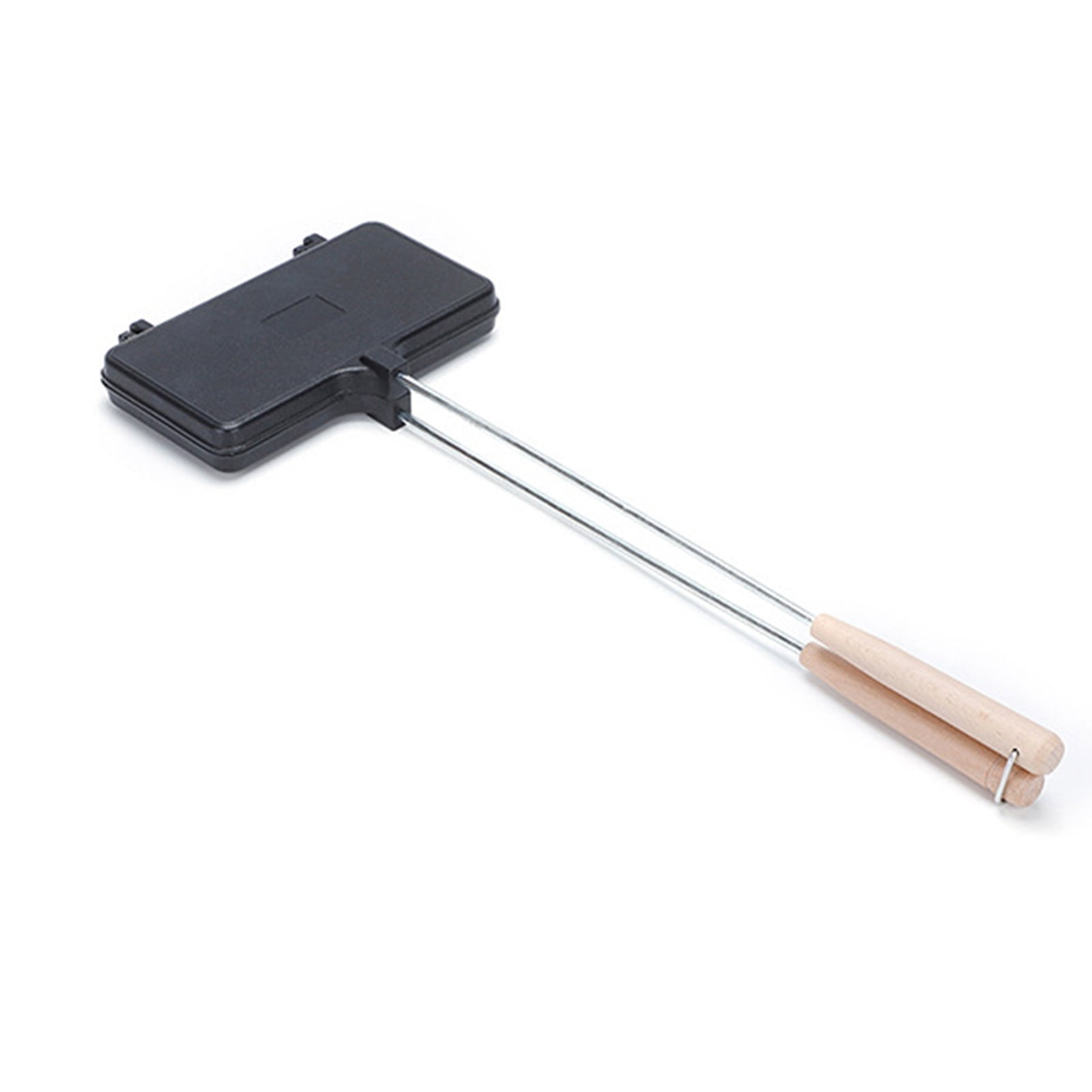 Jkung Long Handle Sandwich Pan Aluminum Alloy Double Pie Cooker ...