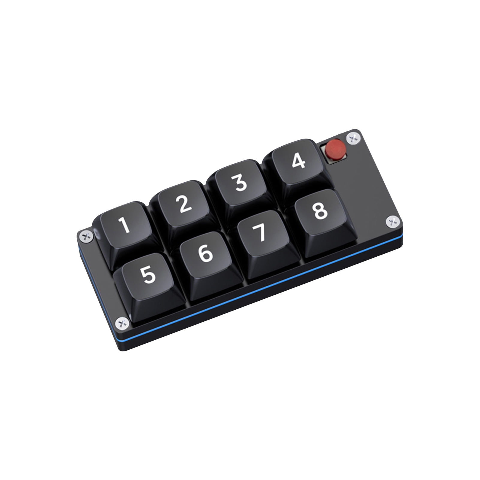 Jkung Macro Programmable Mini Keyboard with RGB Backlit 8 Key Hot-swap ...