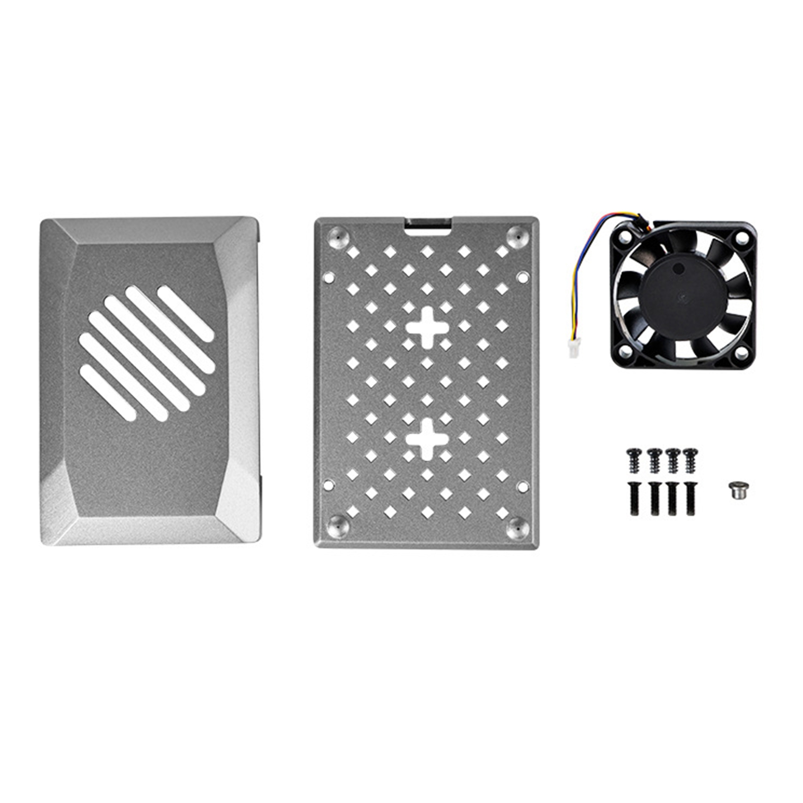 Jkung Mainboard Shadow Case with PWM Cooling Fan Protective Case Efficient Heat Dissipation ...