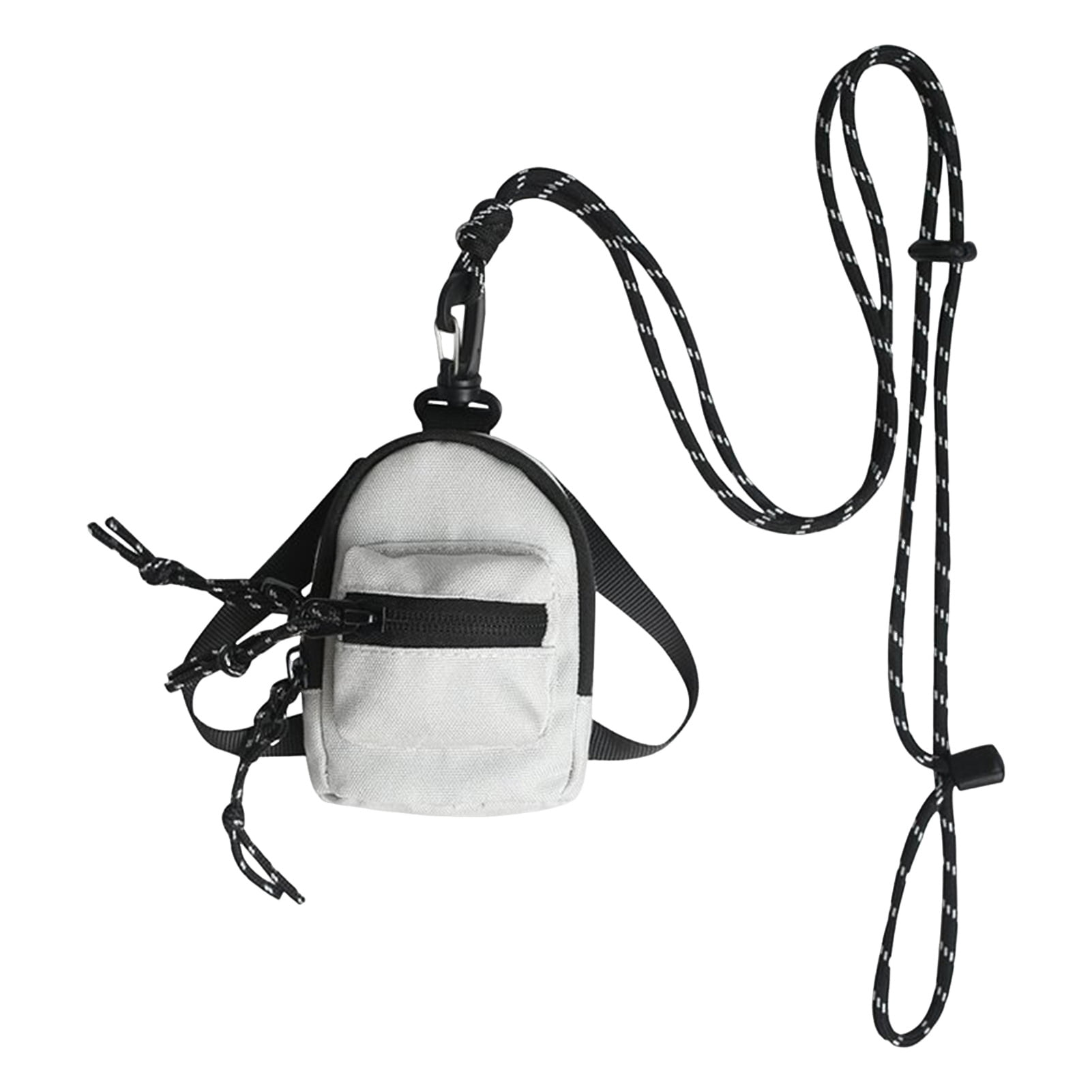 Jkung Mini Neck Wallet with Carabiner Halter Neck Purse - Walmart.com