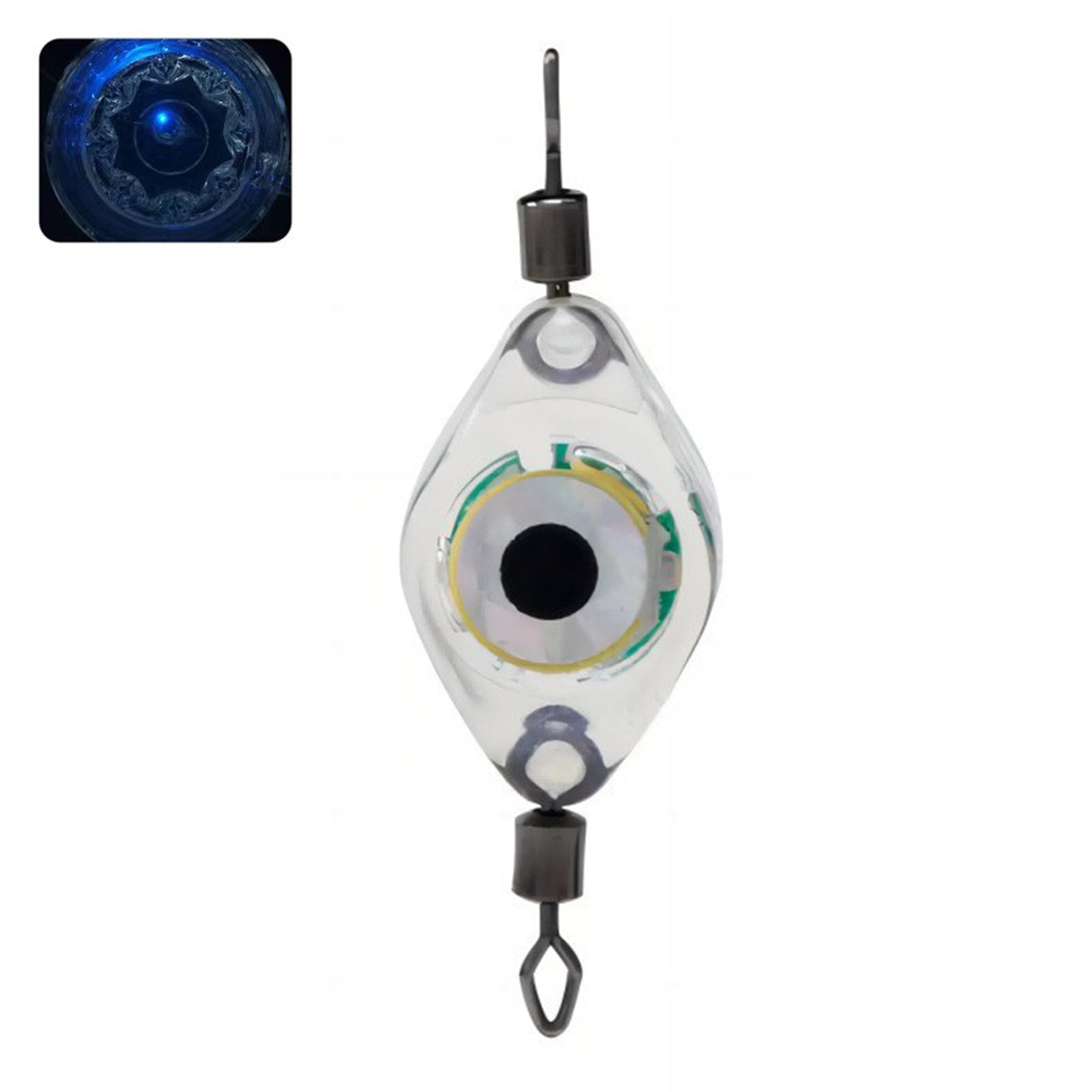 Jkung Mini Underwater Fishing Lamp Waterproof LED Fish Eye Luring Light ...