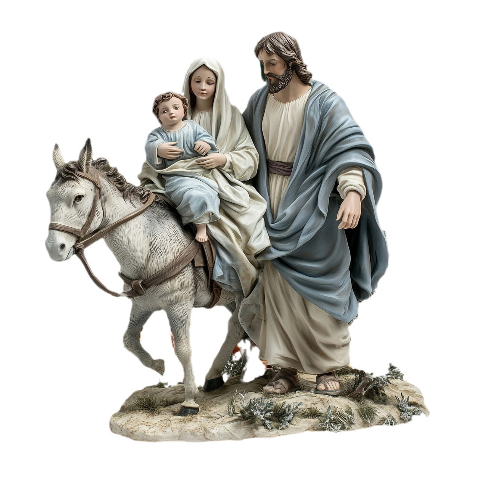 Jkung Nativity Scene Garden Stake Yard Decor 2D Flat Acrylic Christmas ...