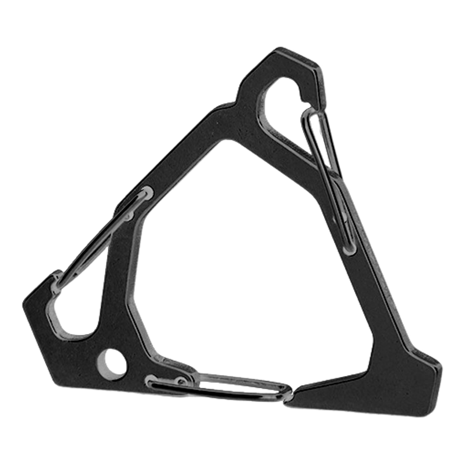 Jkung Outdoor Stainless Steel Triangle Carabiner Heavy Duty Portable ...