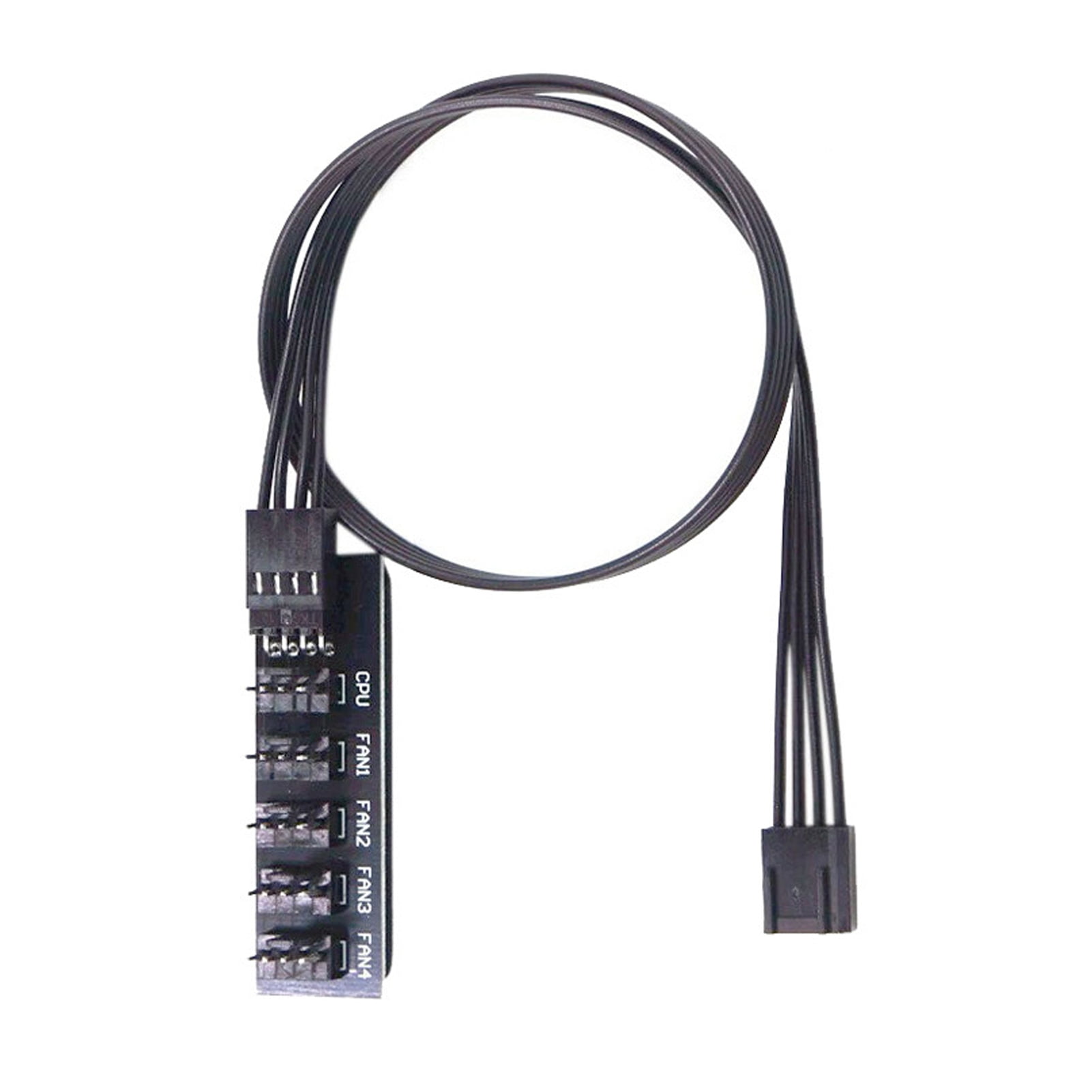 Jkung PWM Temperature Control Fan Hub Extension Cable Mainboard CPU 4 Pin Adapter Cable Computer ...