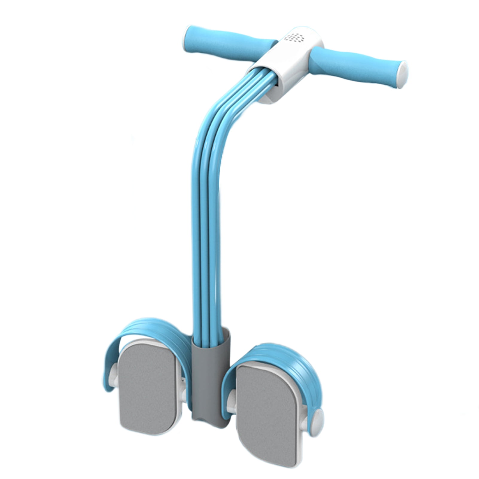 Jkung Pedal Resistance Band with Digital Counter Multifunction Tension Rope 4/6-Tube Elastic ...